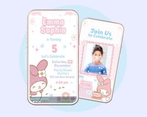 Melody Birthday Invitation