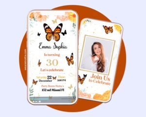 Monarch Butterfly Video Invitation